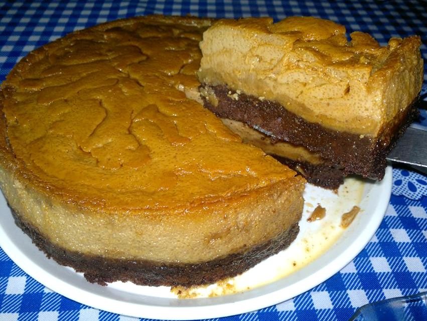 Chocoflan o pastel imposible