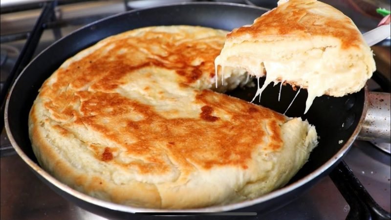 Pan de Queso en solo 10 minutos en la sartén Pan de Queso en solo 10 minutos en la sartén